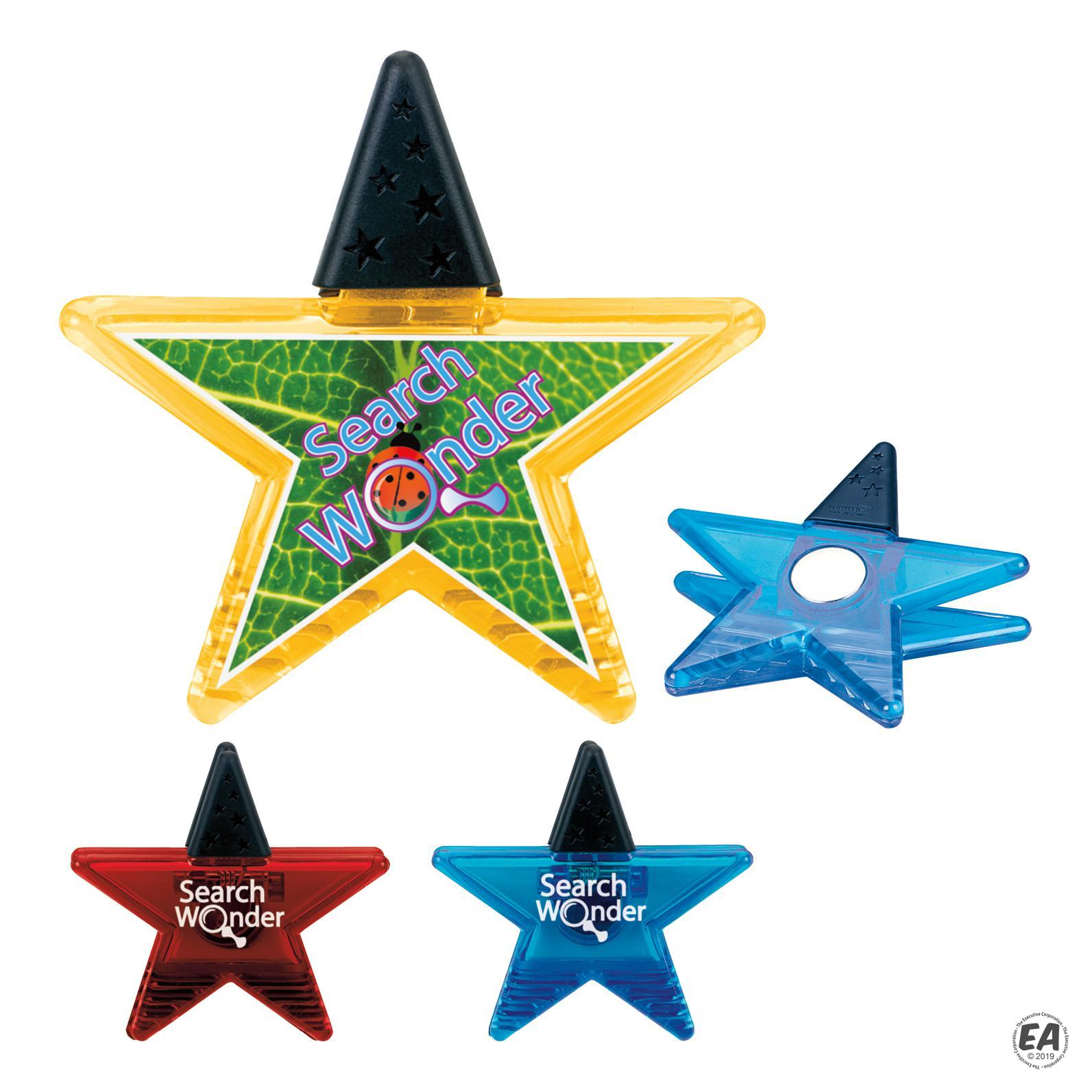 Customized Star Chip Clip | Custom Bag Clips | Promotional Star Chip ...