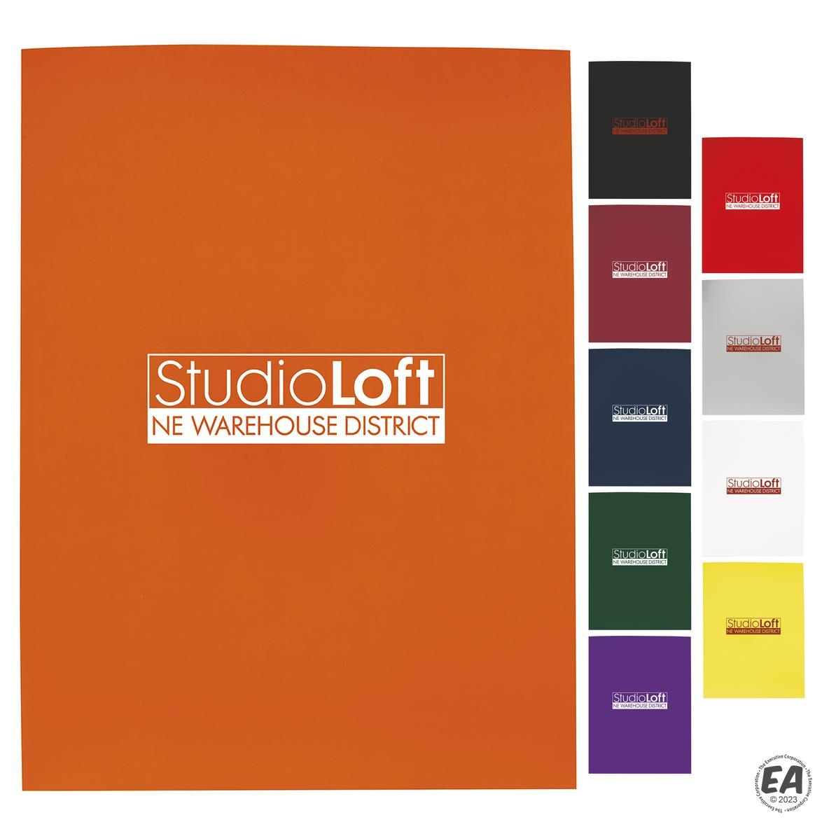 Customized Gloss Paper Folder | Promotional Document Holders | Custom ...