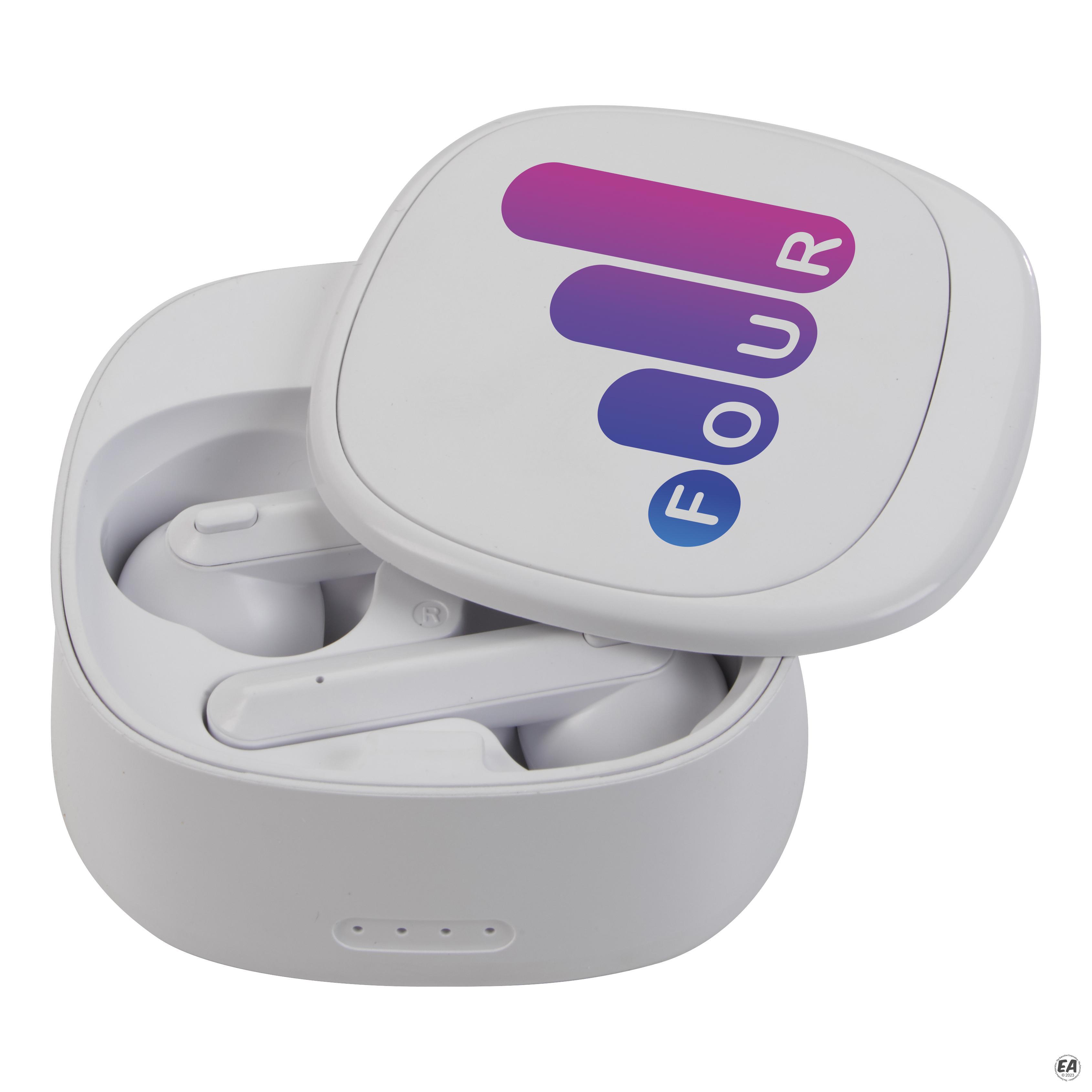 Customized Slide Truly Wireless Earbuds and Charging Case | Branded ...