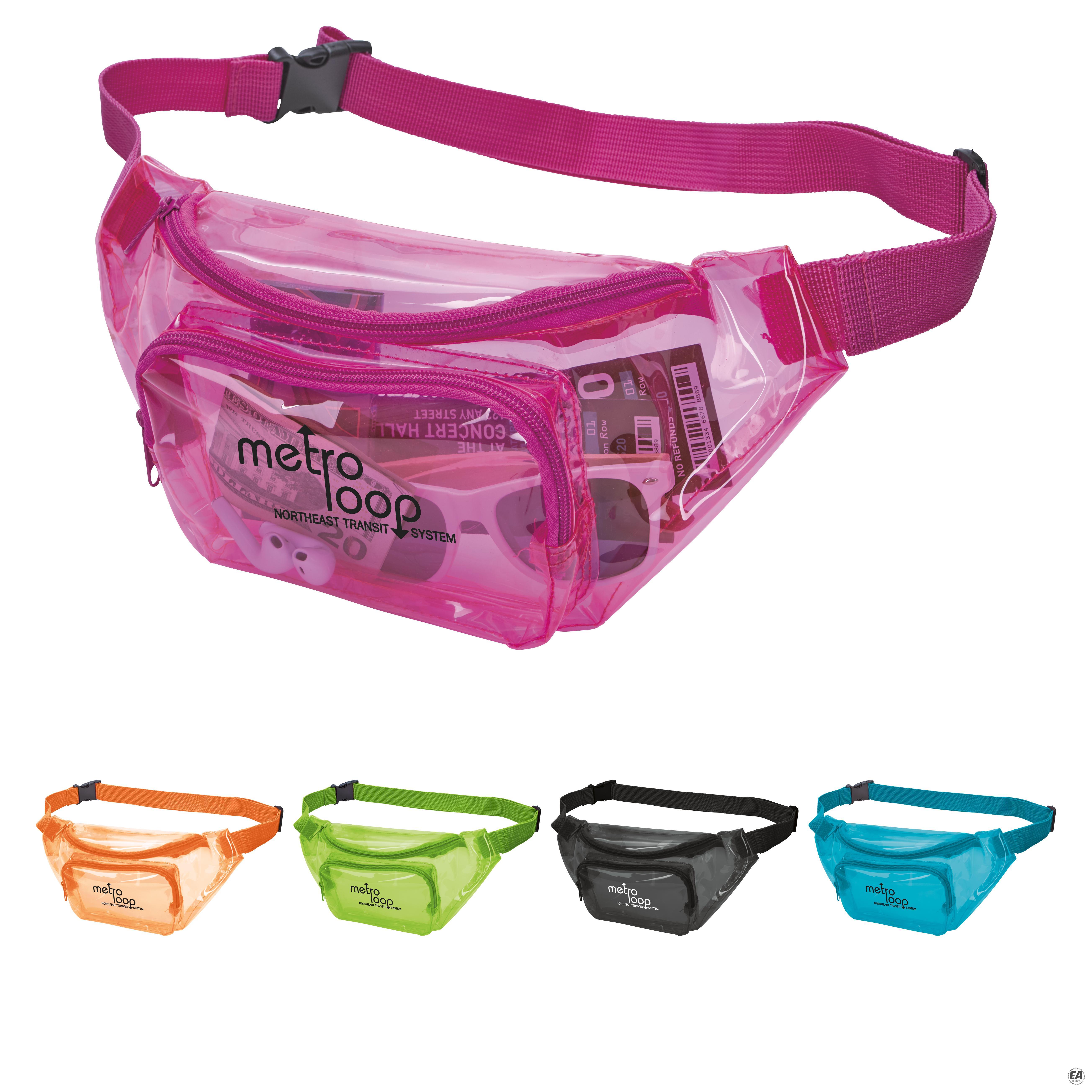 Customized Translucent Color Fanny Pack | Custom Fanny Packs ...