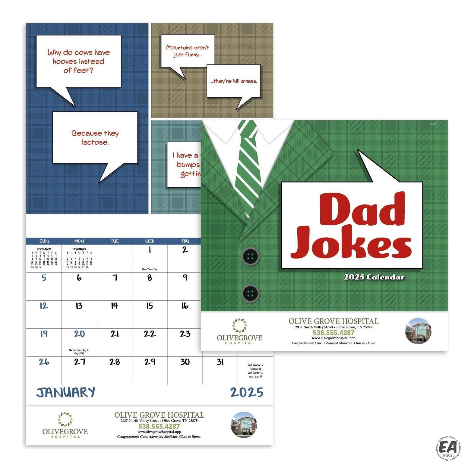 Promotional Dad Jokes - Stapled | Customized Calenders | Branded Dad ...