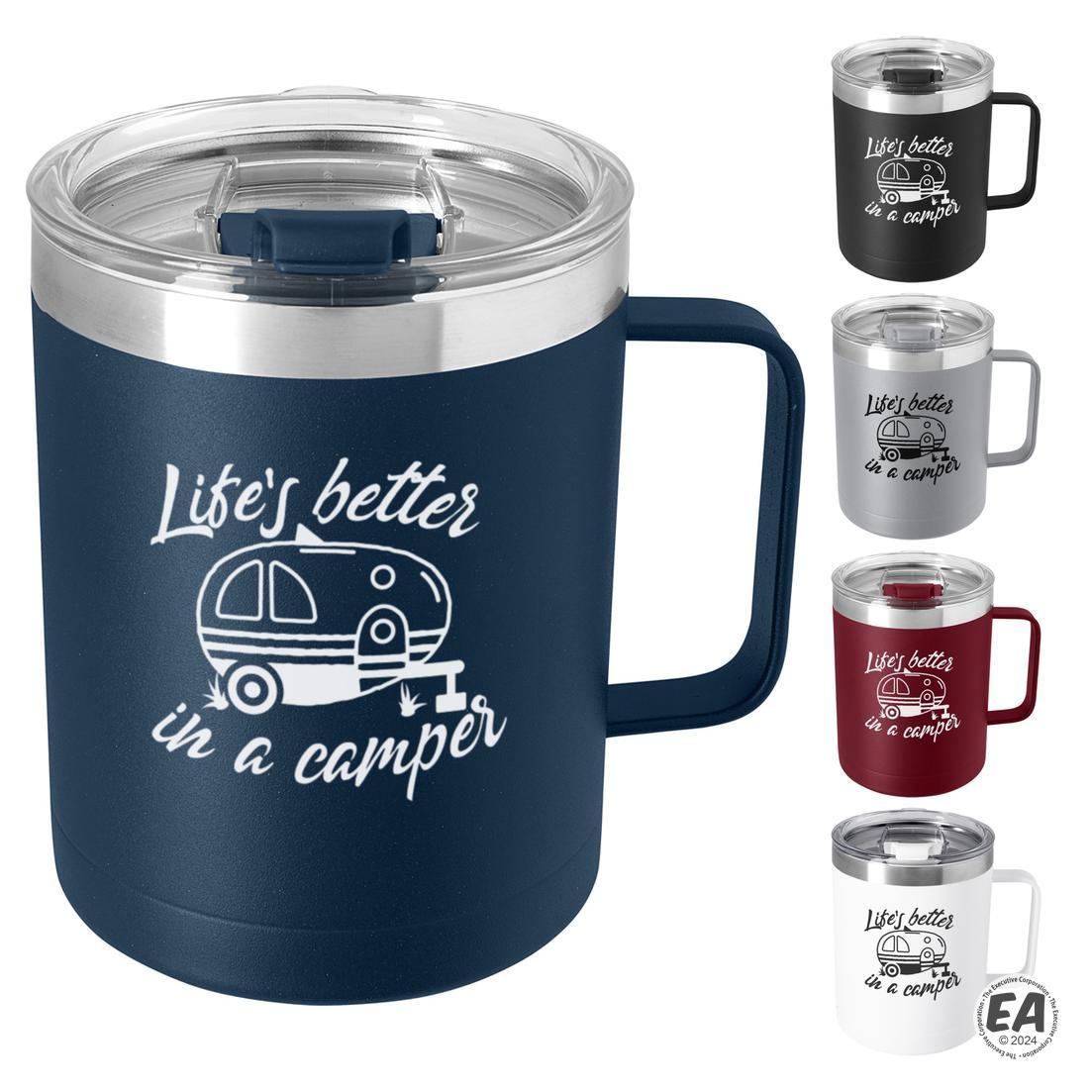 Promotional The Viking Collection 14 oz. Stainless Steel Camp Mug ...