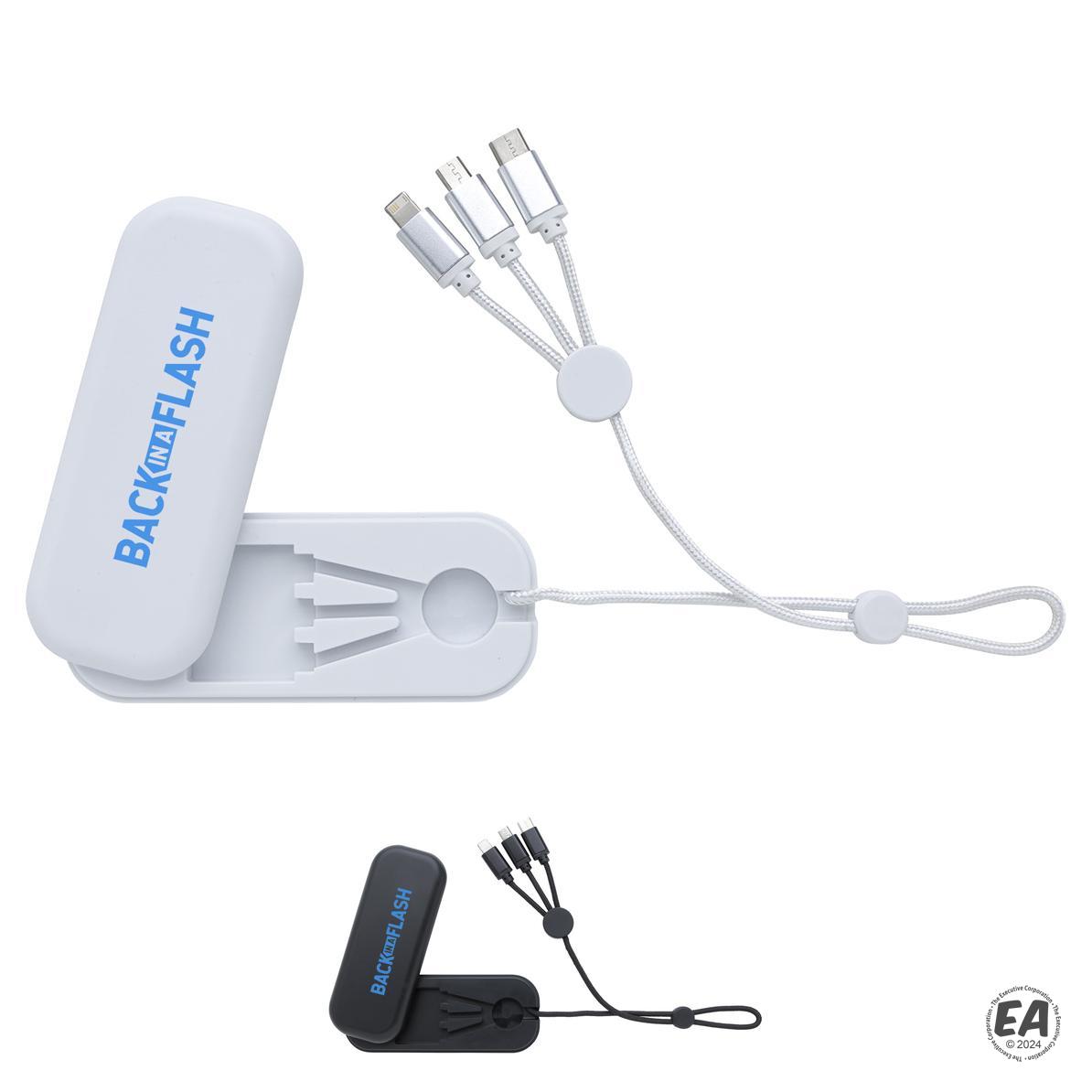 Customized Pivot 5-in-1 Charging Cable 2A | Promotional Charging Cables ...