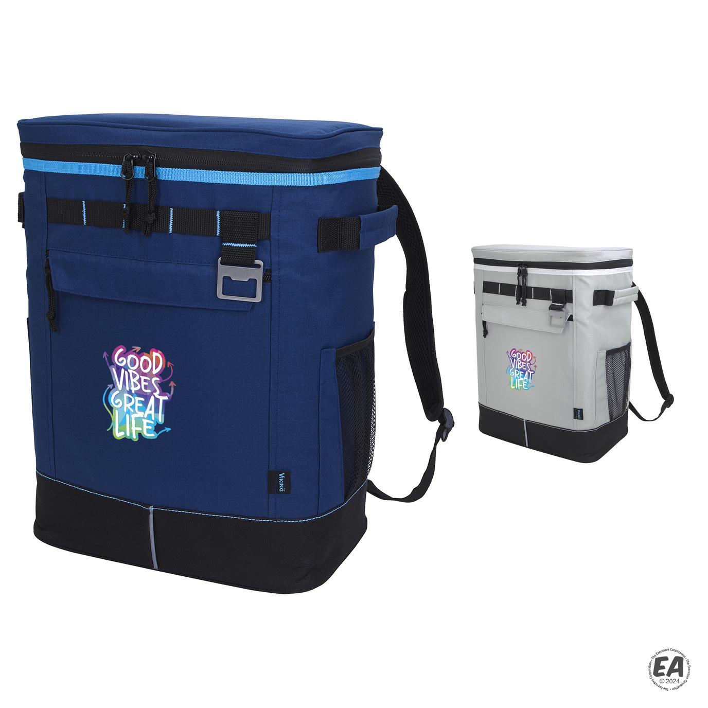 Customized The Viking Collection Voyage 24-Can Backpack Cooler ...