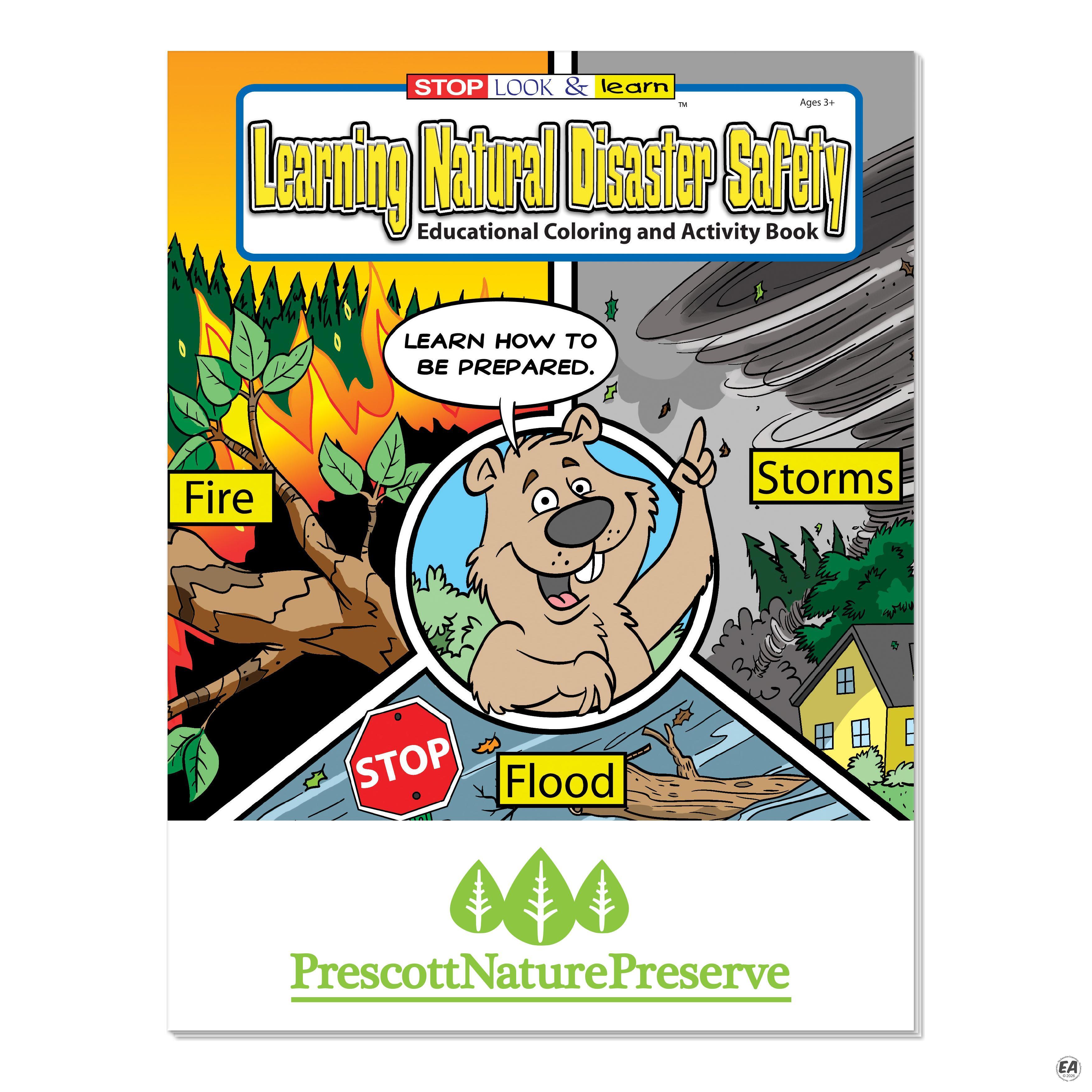 Promotional Coloring Book: Learning Natural Disaster Safety ...
