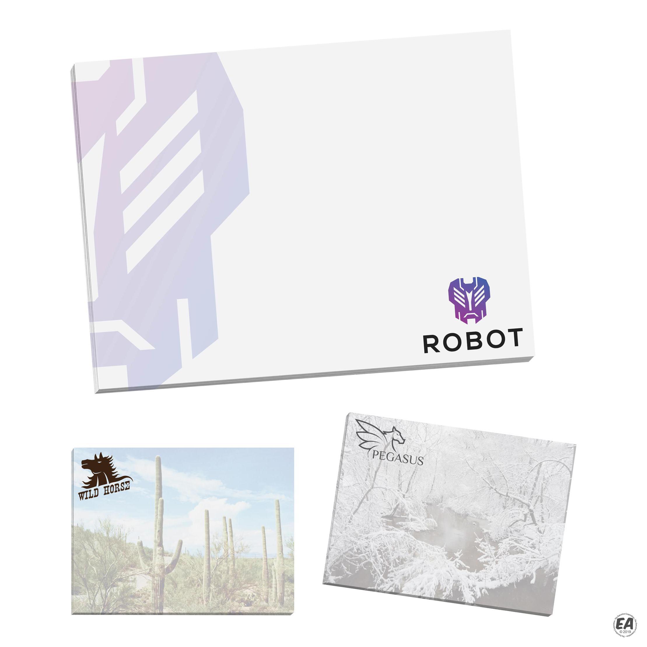 Customized Souvenir 4x3 Adhesive Sticky Notes (25 Sheets) | Promotional ...