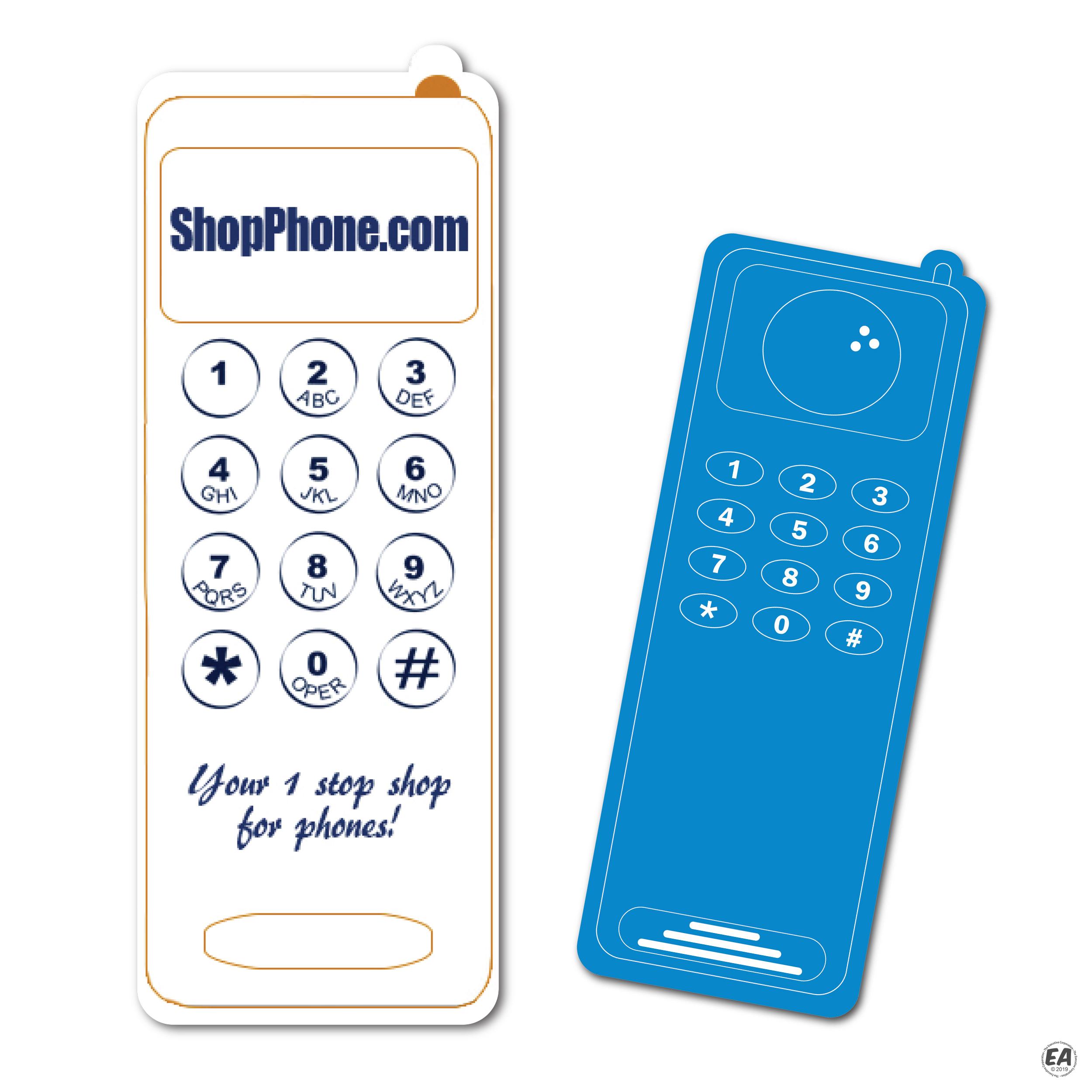 Customized Good Value Cell Phone Magnet | Promotional Stock Shape ...