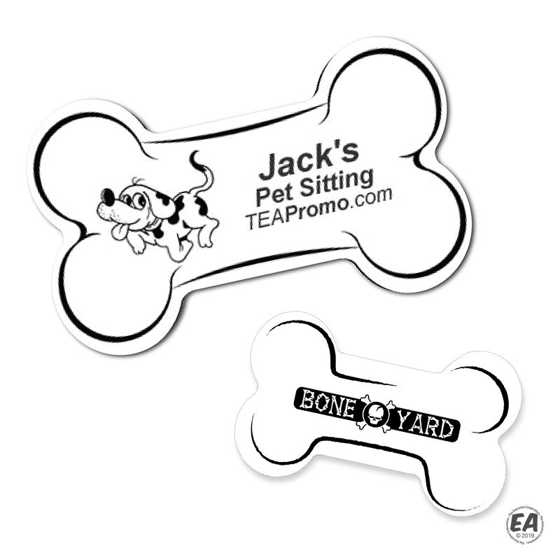 Customized Good Value Dog Bone Magnet | Custom Stock Shape Magnets ...