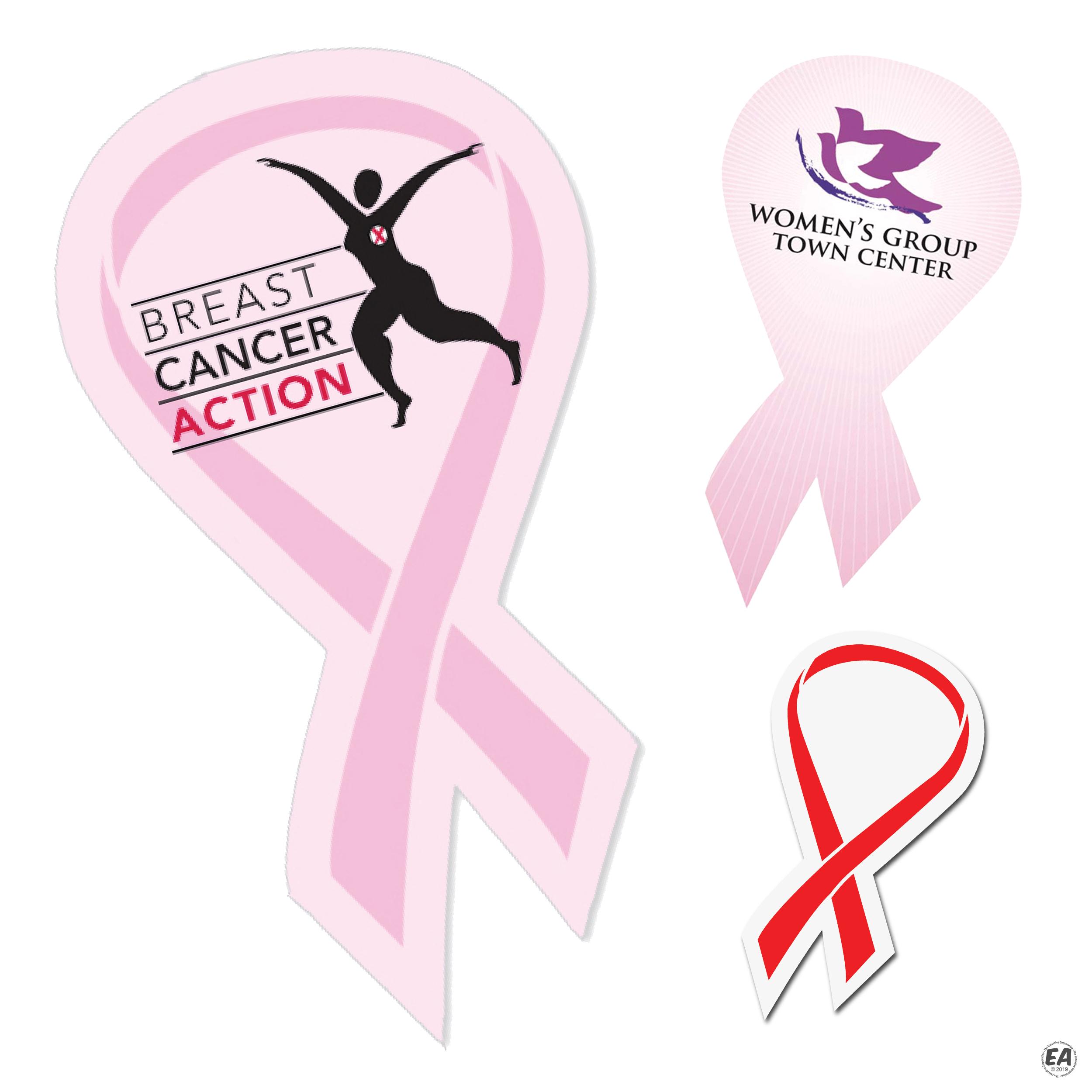 Promotional Good Value Breast Cancer Awareness Ribbon Magnet ...