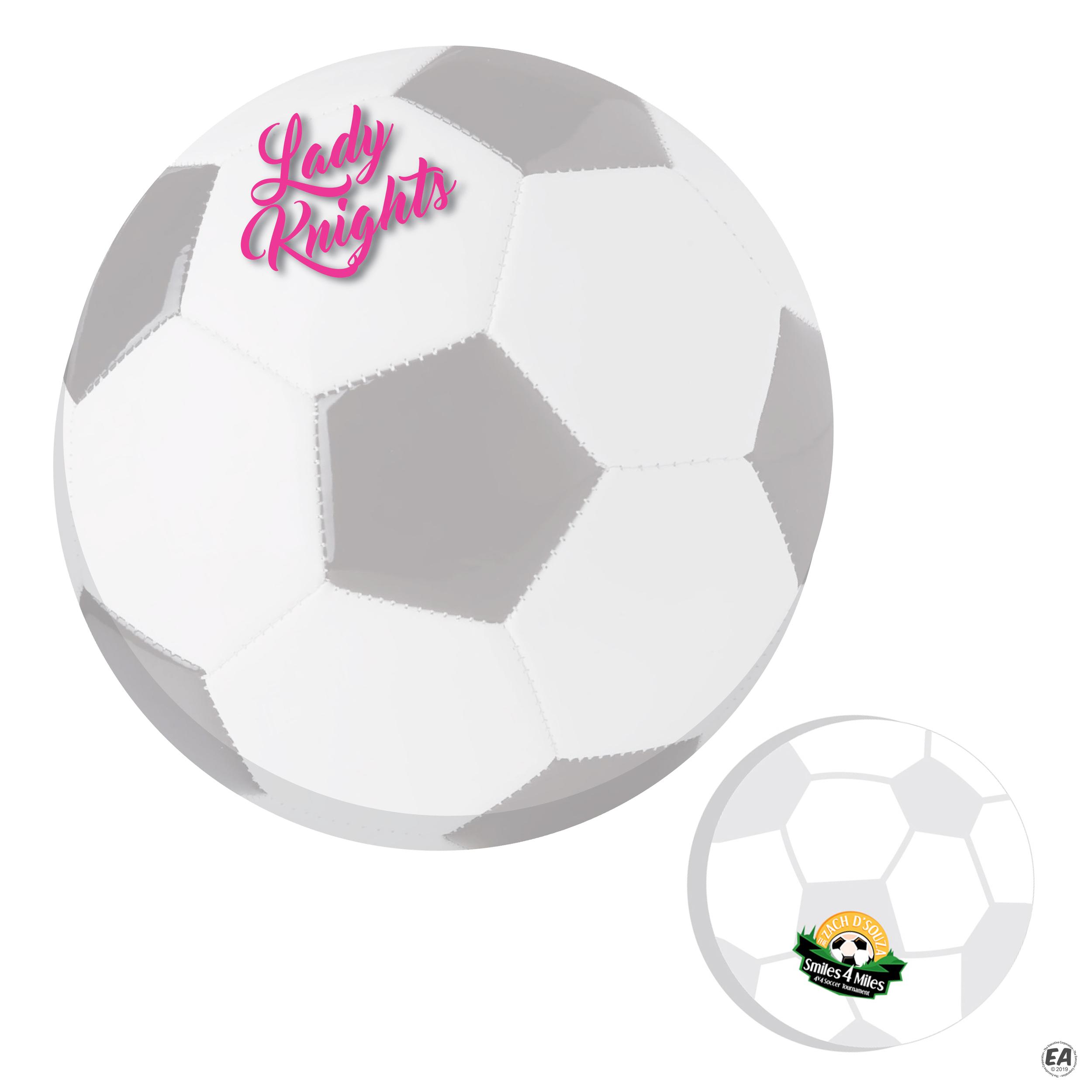 Promotional Souvenir 3x3 Soccer Ball Die-Cut Sticky Notes (25 Sheets ...