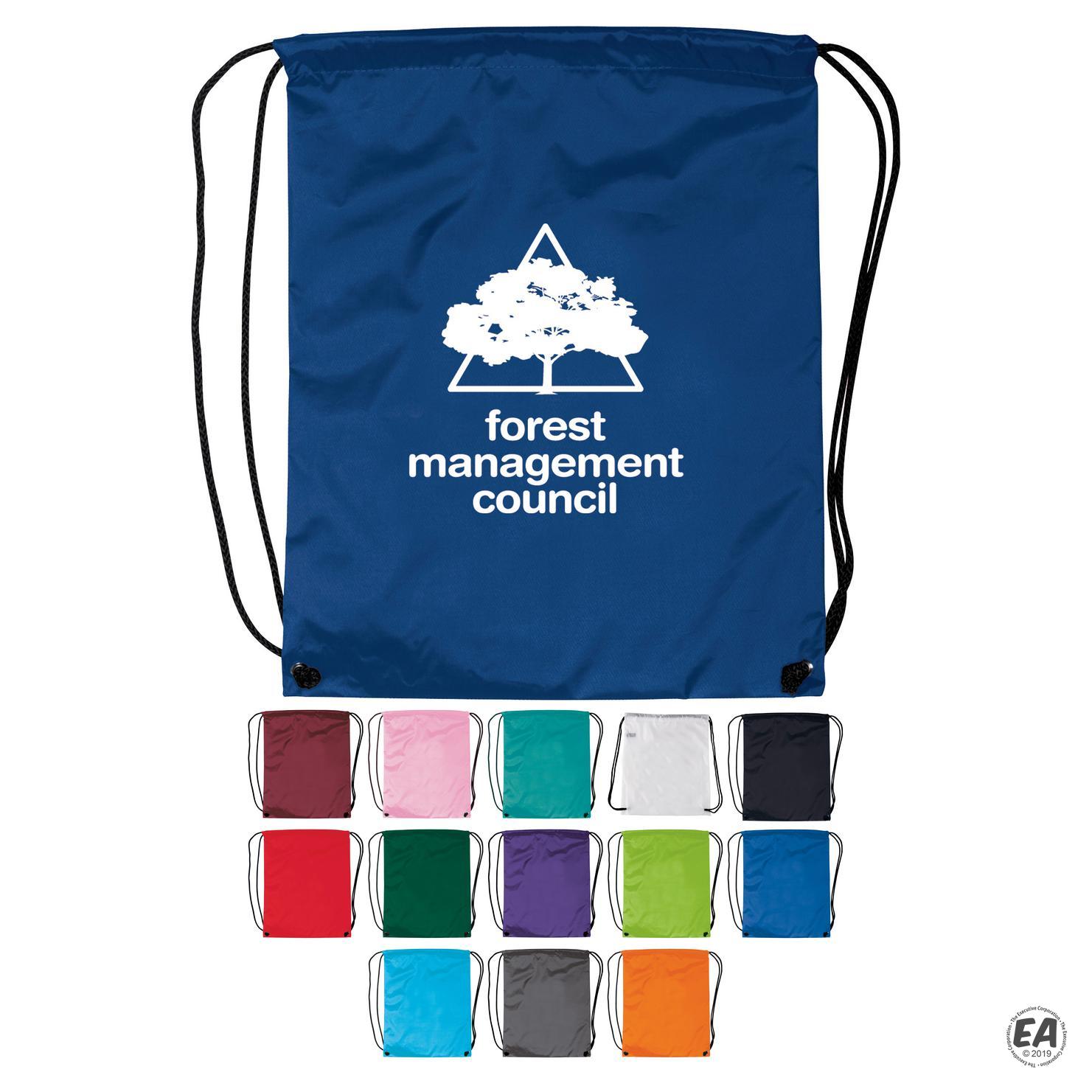 Promotional Super Nylon Drawstring Backpack | Customized Drawstring ...