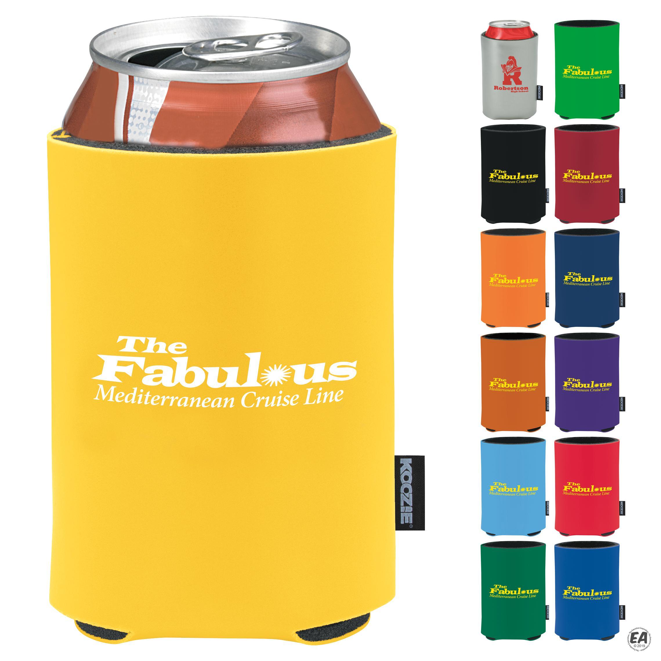 Customized Koozie Deluxe Collapsible Can Kooler | Custom Can Coolers ...