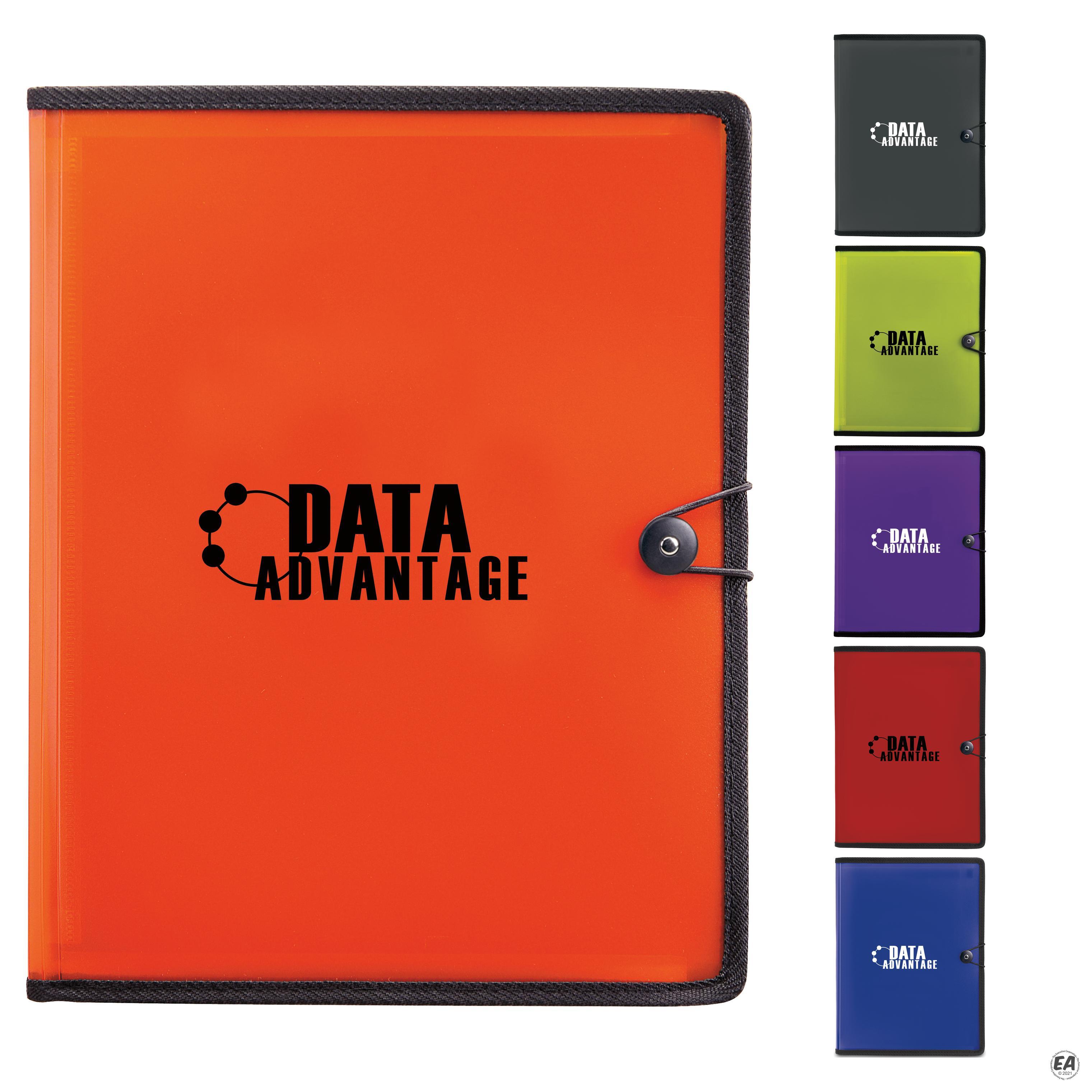 Branded PolyPro Letter Size FileFolio | Promotional Document Holders ...