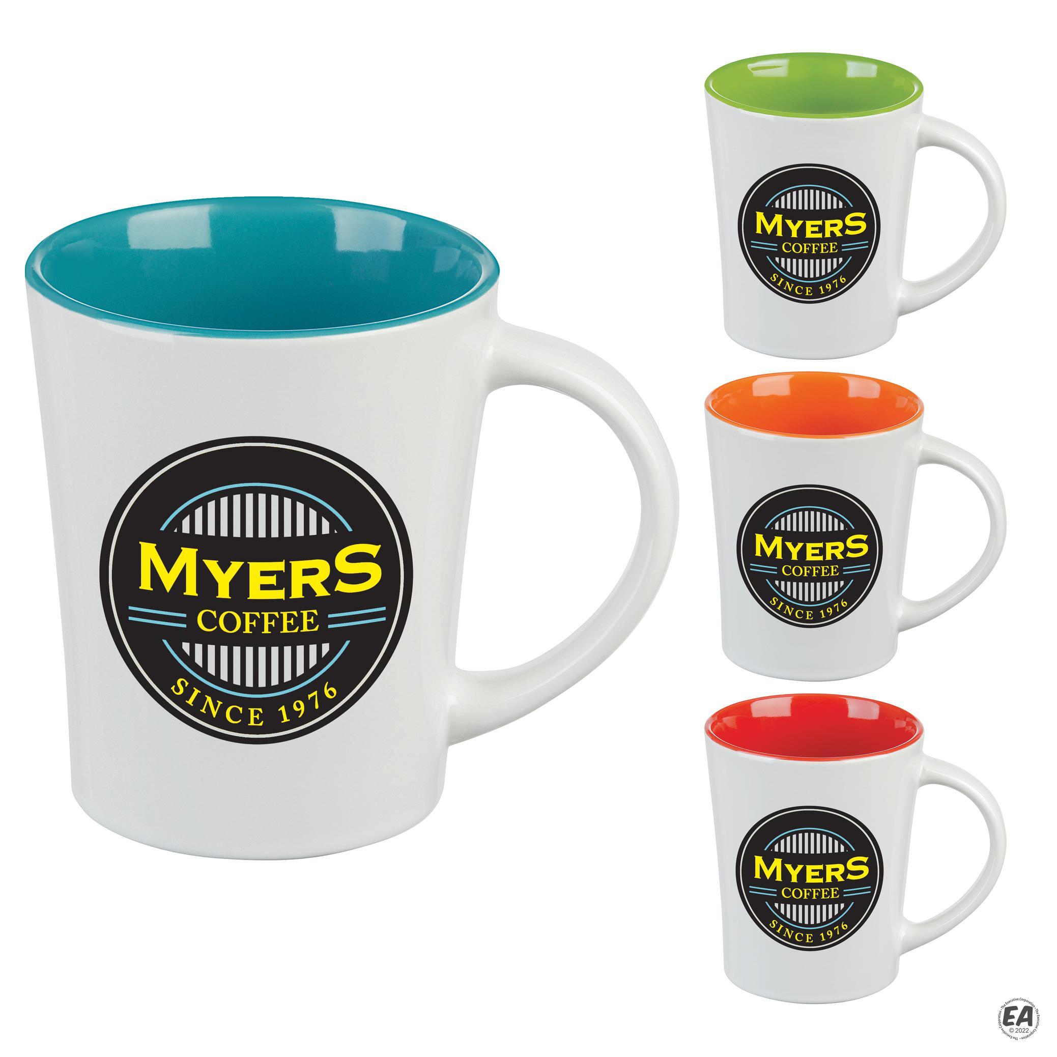 Promotional 14 oz. Citrus Ceramic Mug | Customized Coffee Mugs ...