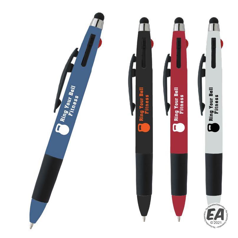 Customized Multifunction 3 Color Stylus Pen | Custom Multi Ink Pens ...