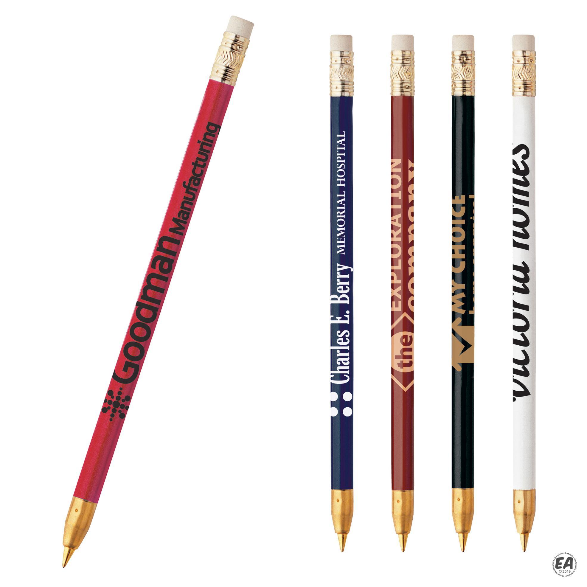 Branded Arrowhead Eraser Stick Pen | Customized Wooden Pens | Custom ...