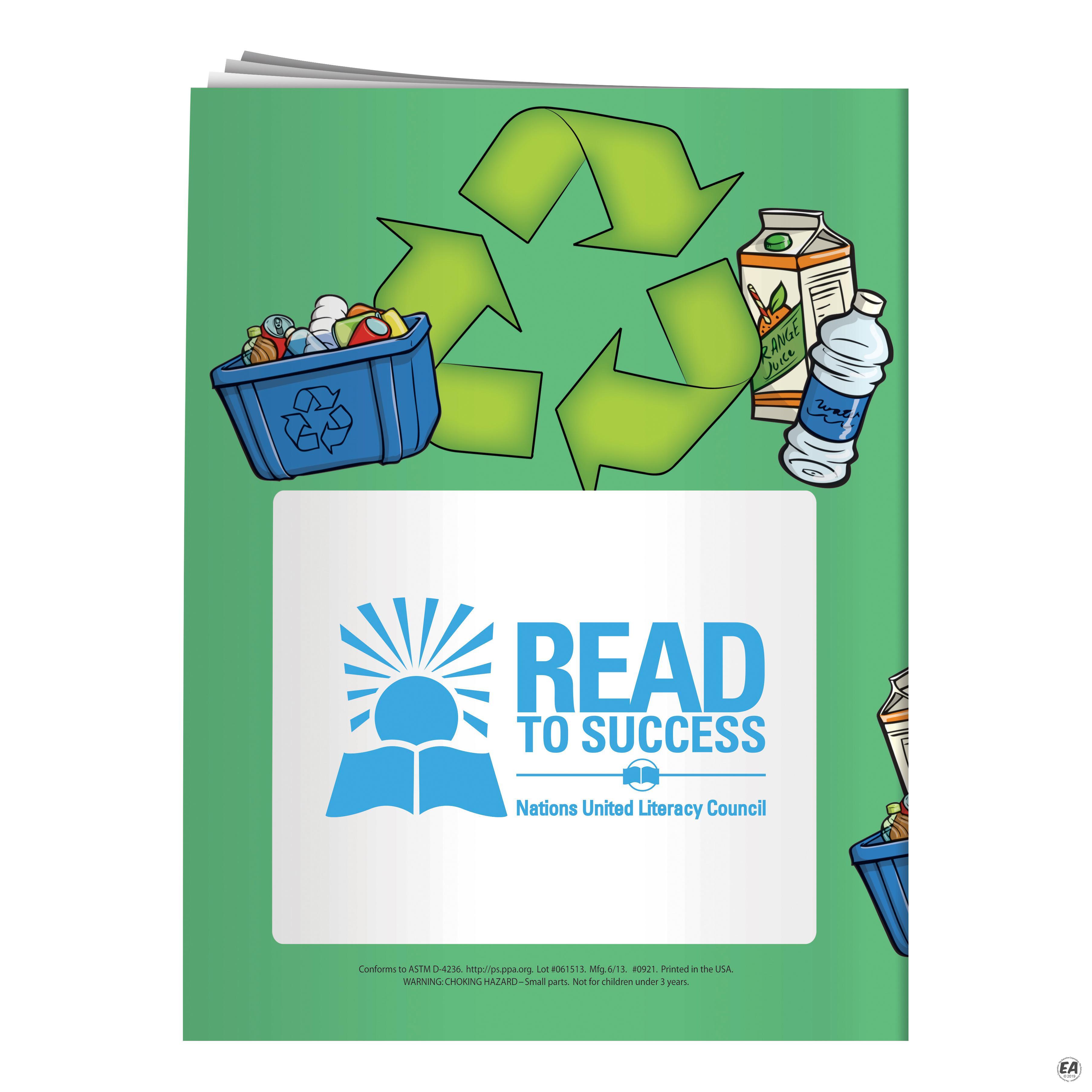 Custom Coloring Book with Mask: Recycling Is Fun | Promotional Coloring ...