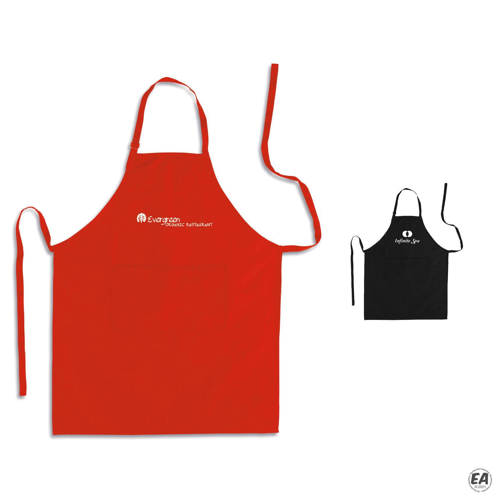 Custom Cotton Adjustable Pocket Apron | Promotional Aprons | Customized ...