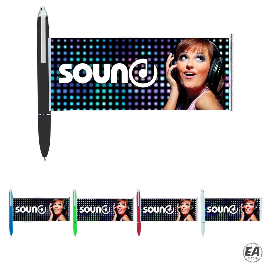 Promotional Metal Clip Banner Pen | Customized Message Pens | Custom ...