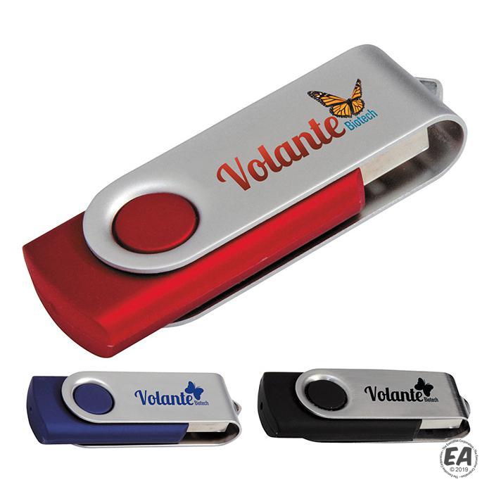 Custom 1 GB Folding USB 2.0 Flash Drive | Customized Flash Drives ...