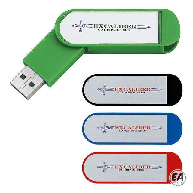 Custom 1GB Labeled Folding USB 2.0 Flash Drive | Branded Flash Drives ...