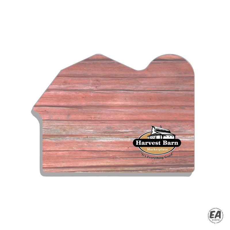 Customized Souvenir 4x3 Barn Die-Cut Sticky Notes (25 Sheets ...