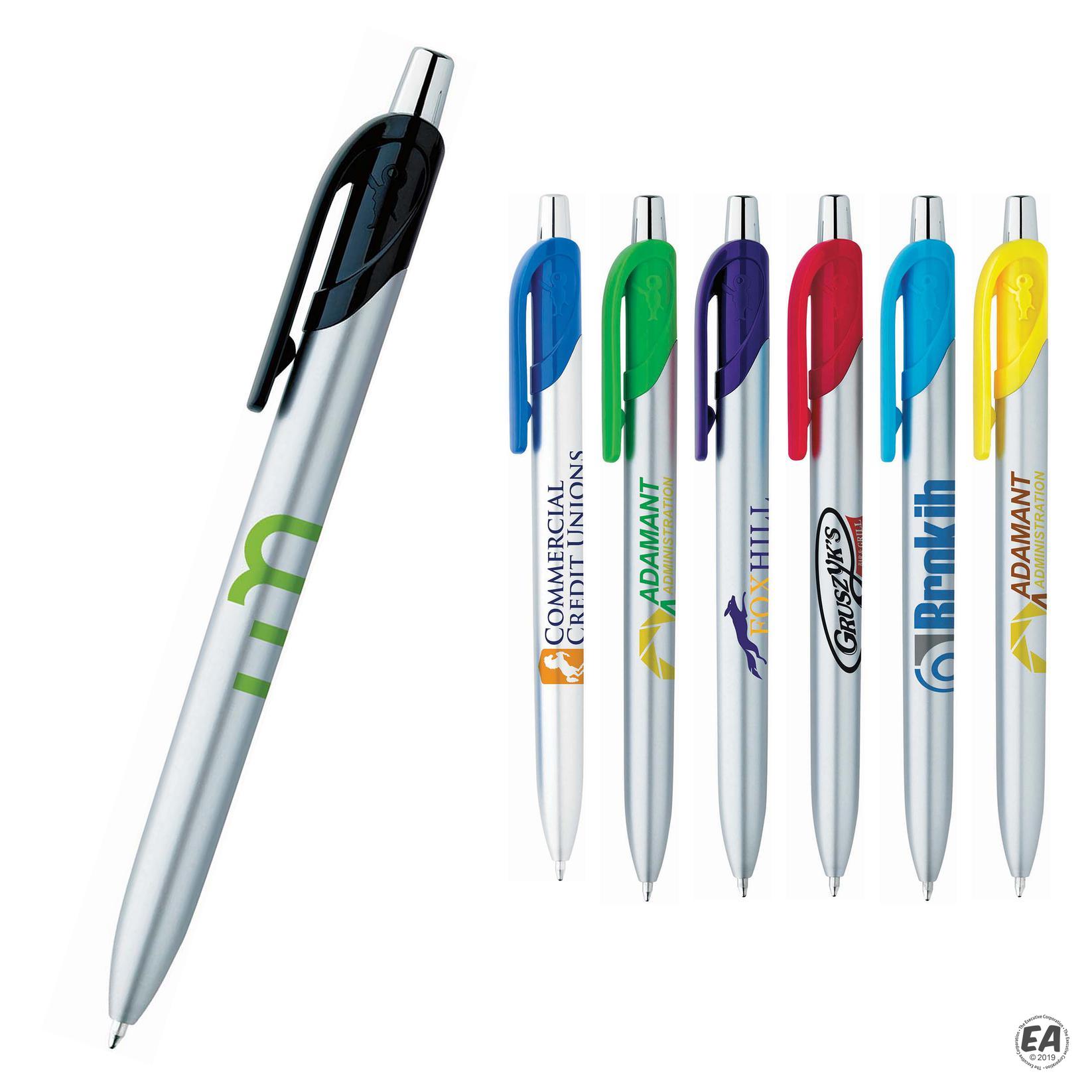 Custom BIC Honor Silver Pen | Promotional Plastic Click Pens ...