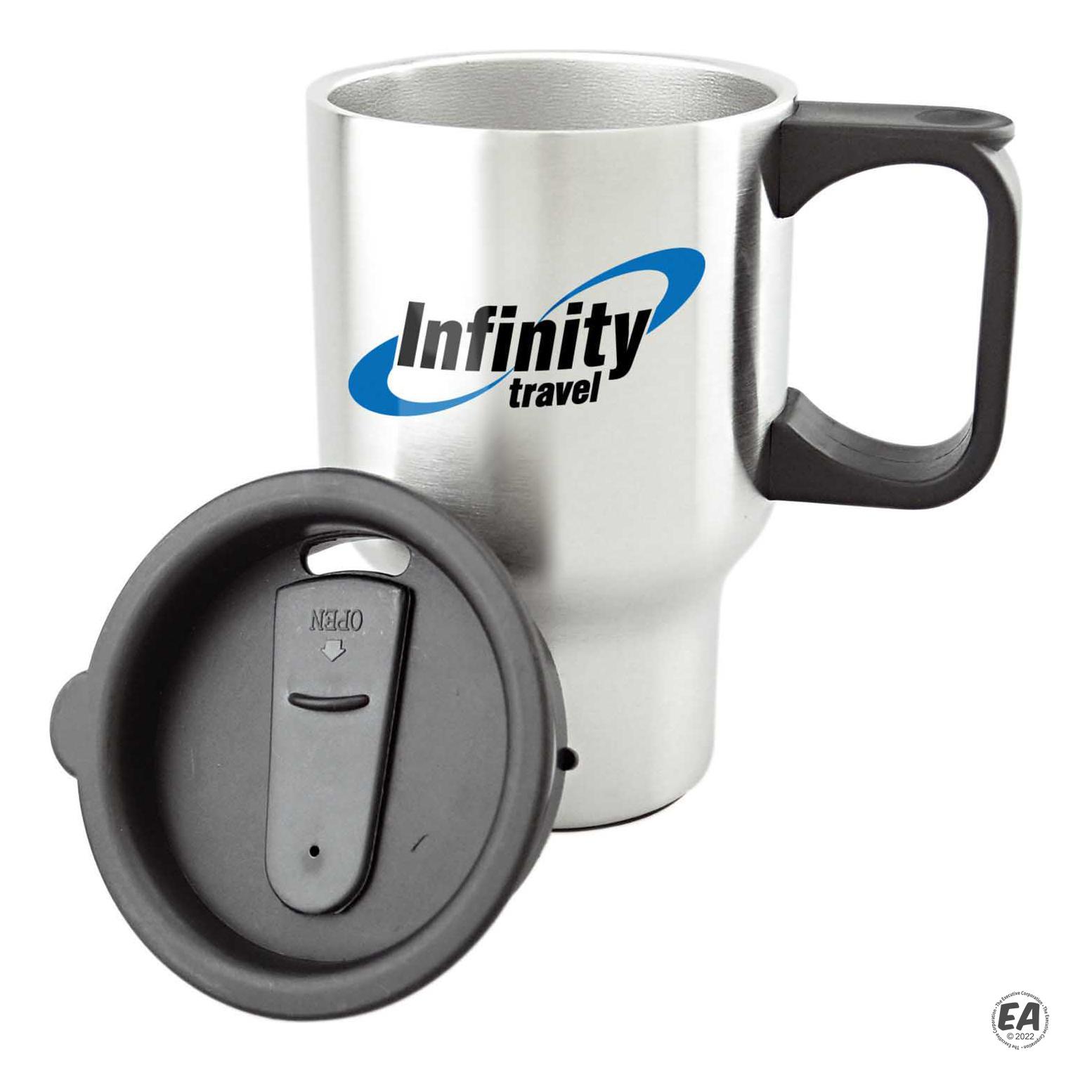 Promotional 16 oz Stainless Steel Thermomug | Custom Travel Mugs ...