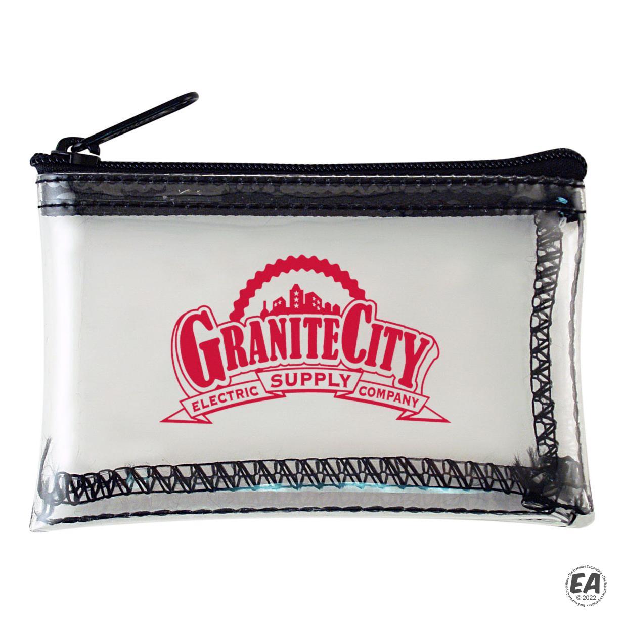 Promotional 10 Gauge Clear Vinyl Mini Micro Bag 4.5x2.5 | Branded Ditty ...