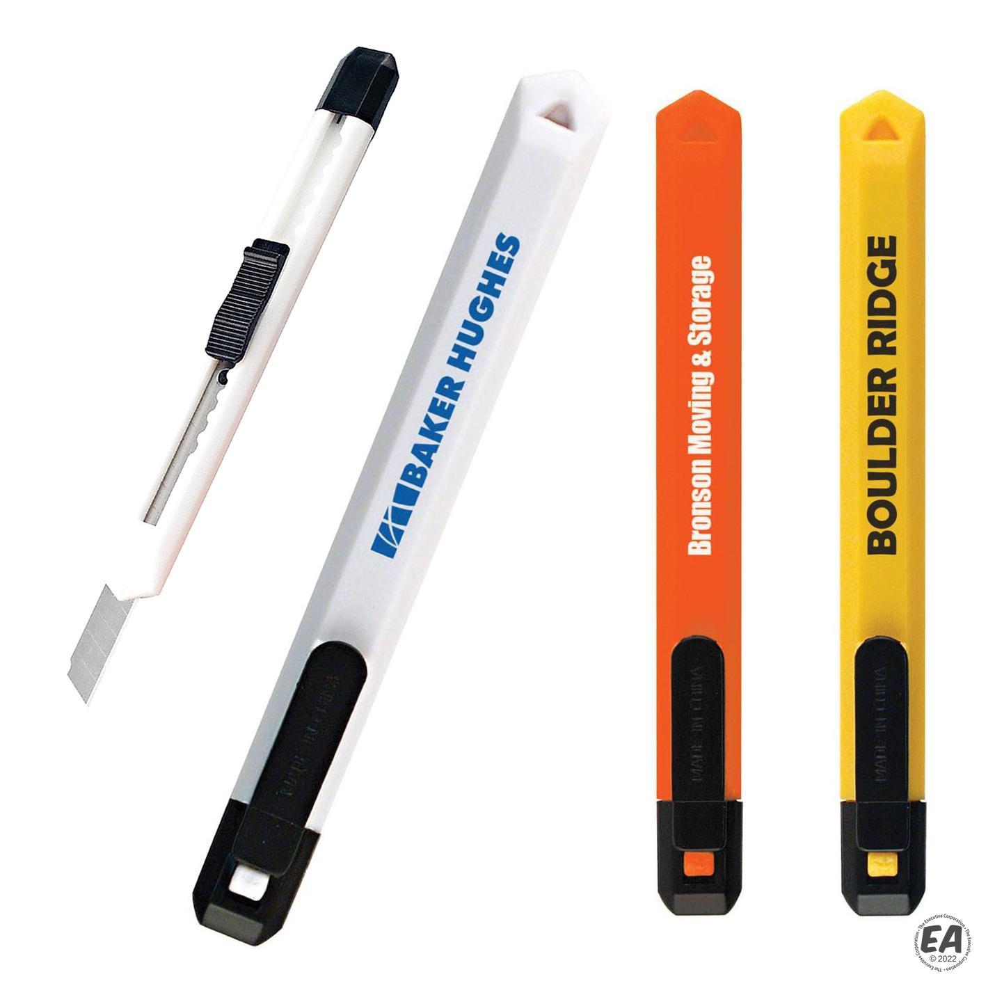 Promotional Utility Box Cutter Knife with Retractable Blade ...