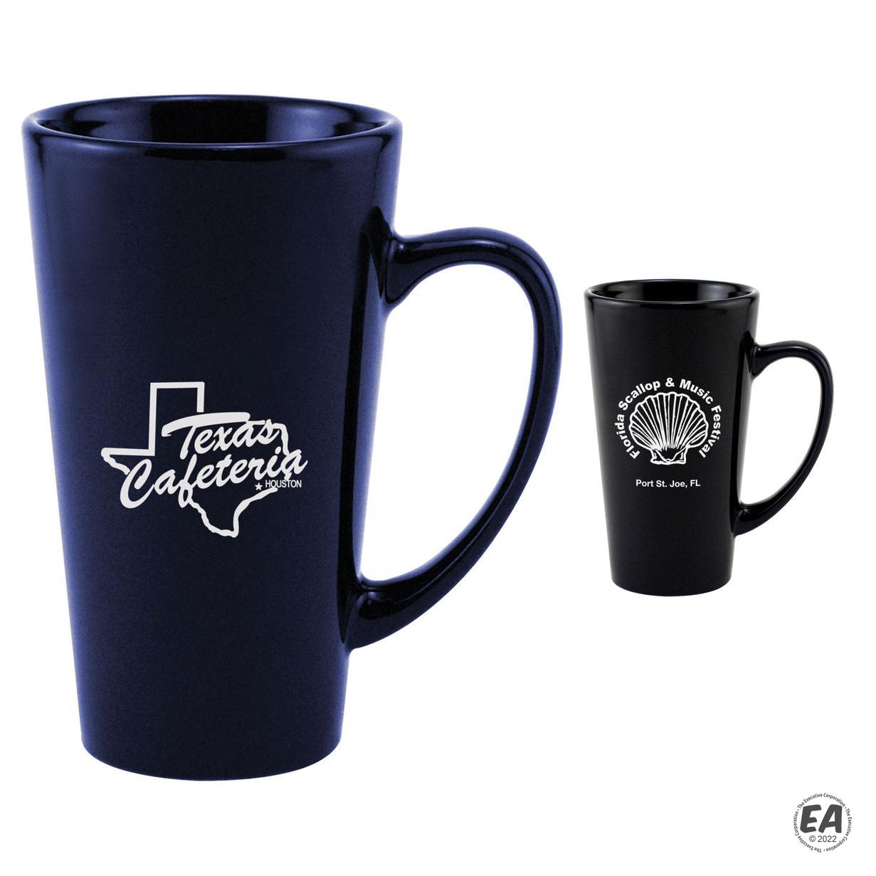 Promotional 15 oz Colored Java Mug | Branded Cafe Coffee Mugs ...
