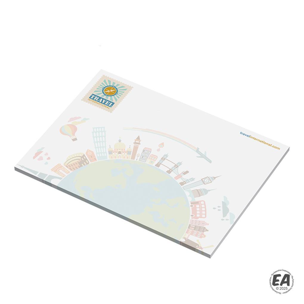 Promotional Post-it Full Color 8 x 6 Sticky Notes - Low Quantity (25 ...