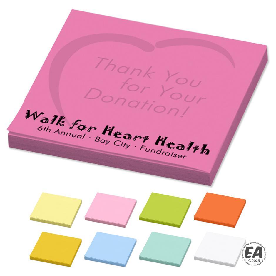 Custom Post-it Spot Print 3 x 3 Sticky Notes (50 Sheets) | Promotional ...
