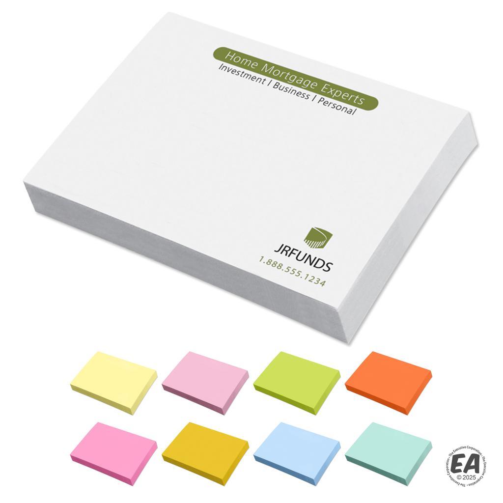 Customized Post-it Spot Print 4 x 3 Sticky Notes (100 Sheets) | Branded ...