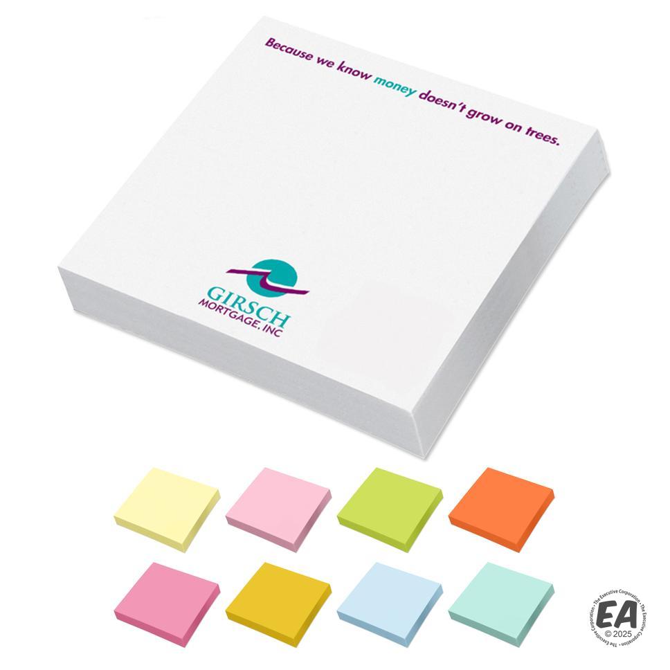 Promotional Post-it Spot Print 4 x 4 Sticky Notes (100 Sheets ...