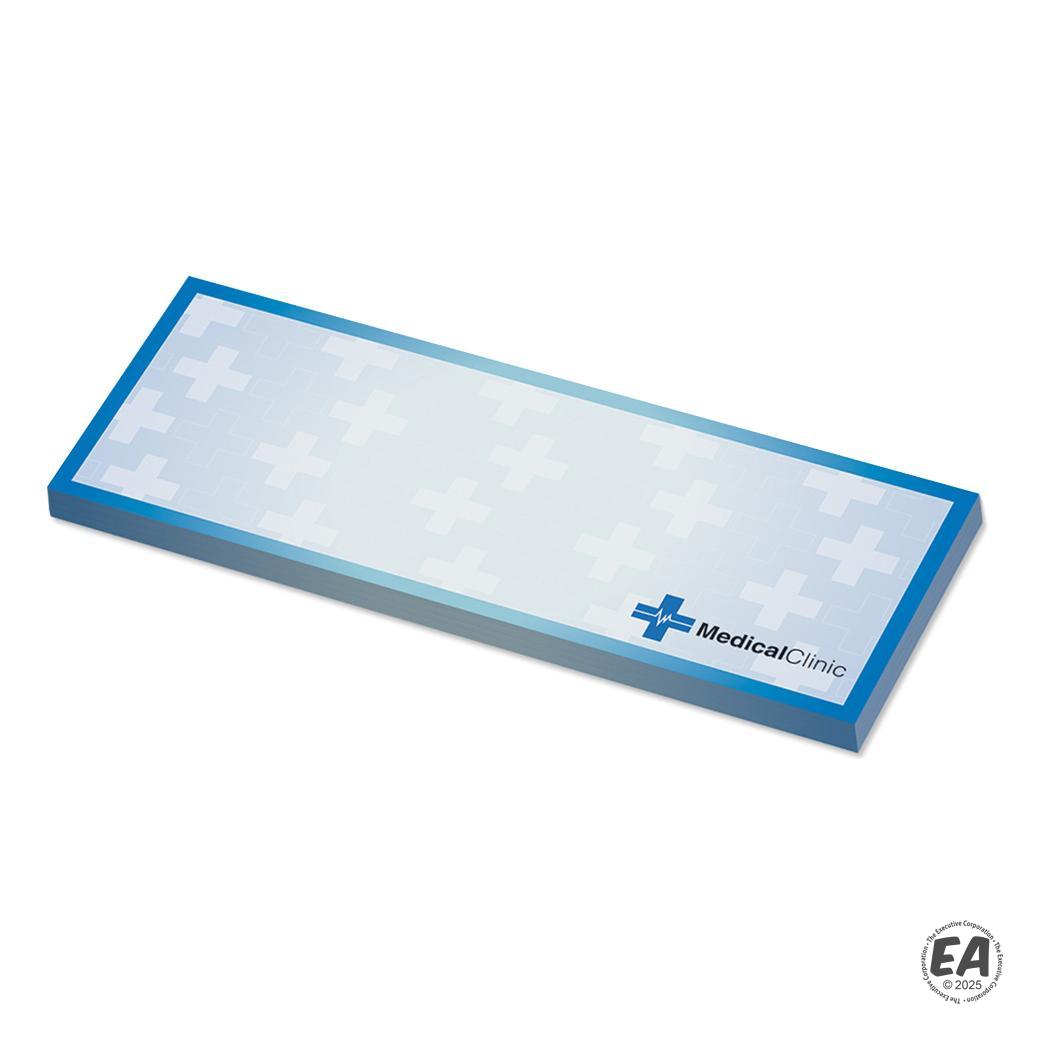 Branded Post-it Full Color 8 x 3 Sticky Notes - Low Quantity (50 Sheets ...