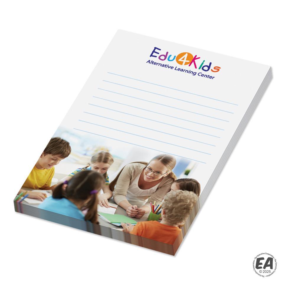 Customized Post-it Full Color 4 x 6 Sticky Notes - Low Quantity (50 ...