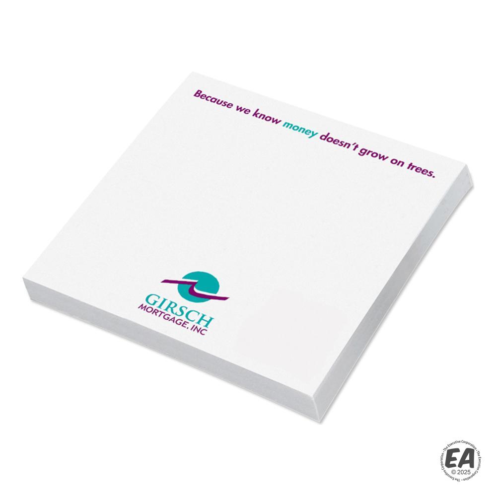 Branded Post-it Full Color 4 x 4 Sticky Notes - Super Sticky Adhesive ...