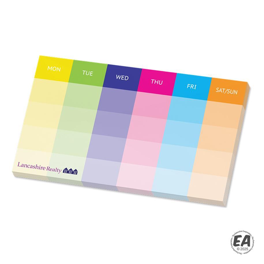 Branded Post-it Full Color 10 x 6 Organizational Sticky Notes - Low ...