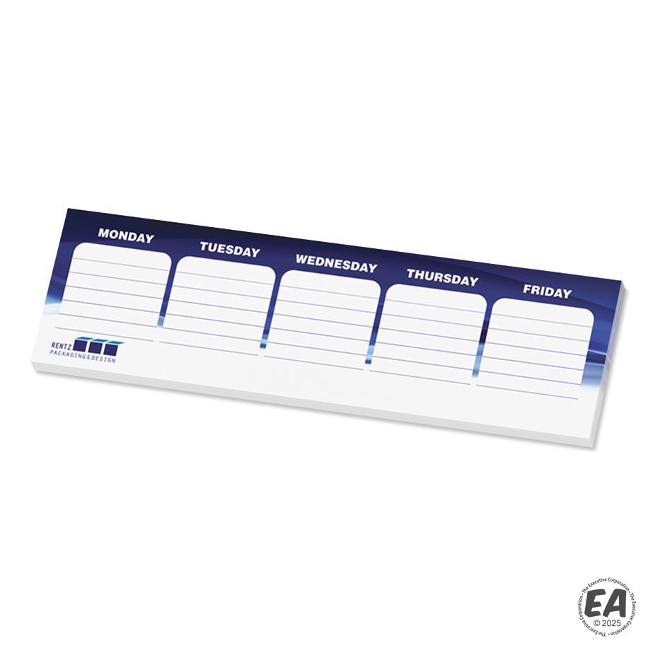 Branded Post-it Full Color 10 x 3 Organizational Sticky Notes - Low ...