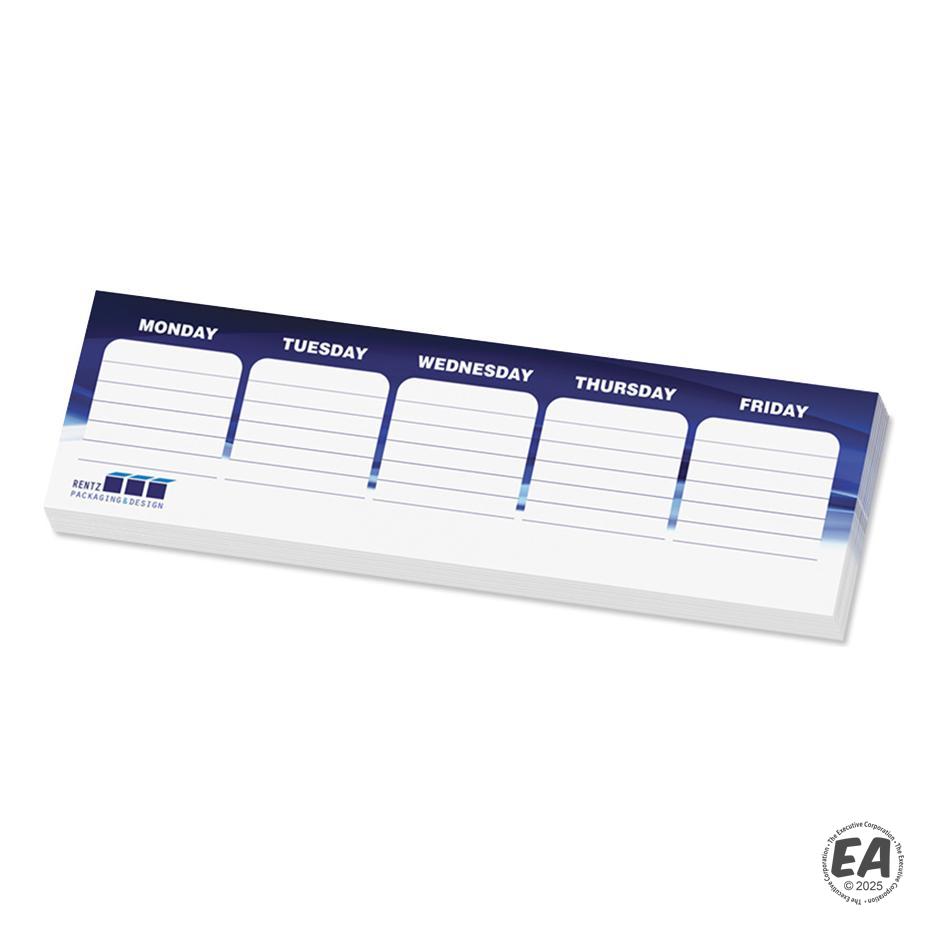 Customized Post-it Full Color 10 x 3 Organizational Sticky Notes - Low ...