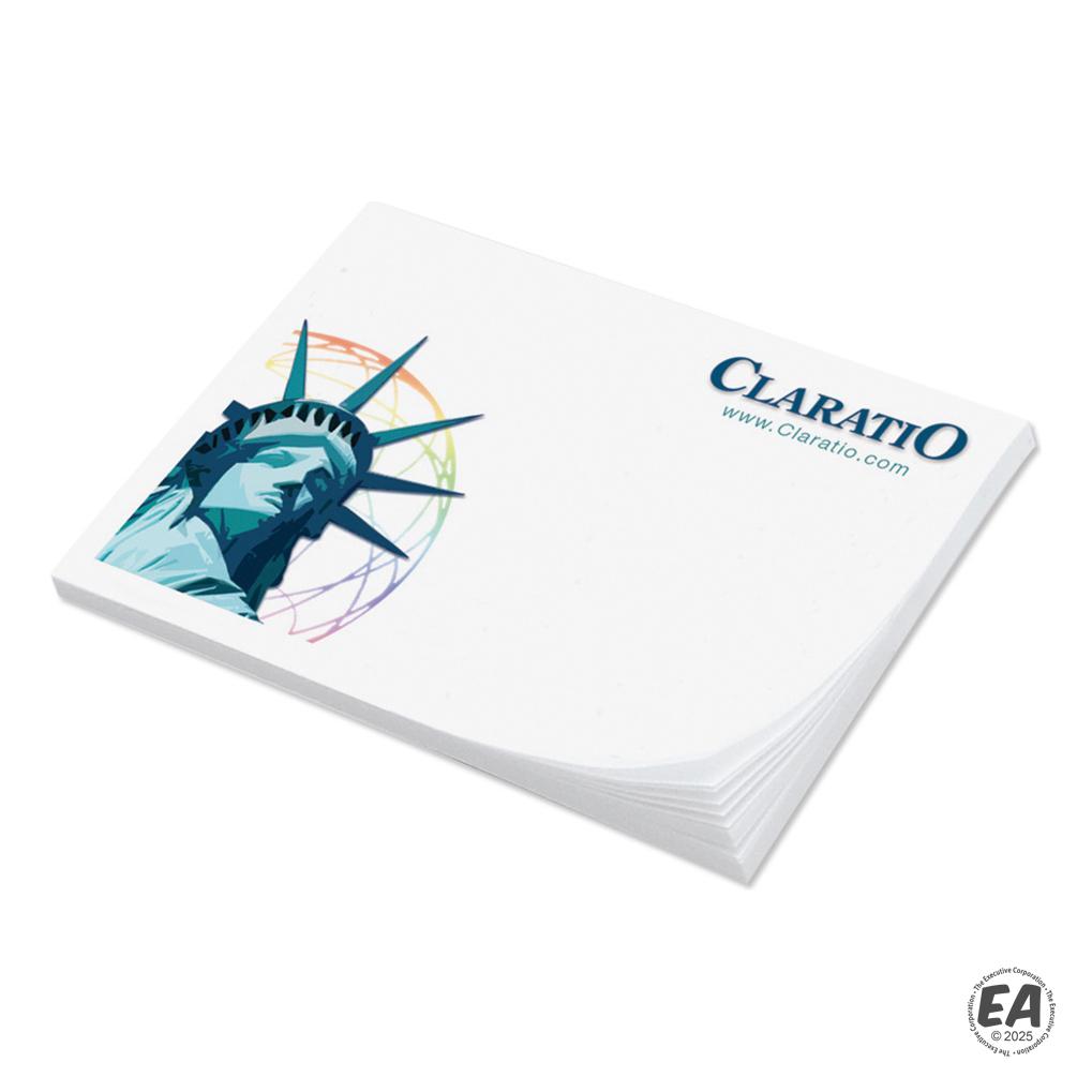 Customized Post-it Full Color 4 x 3 Sticky Notes (25 Sheets) | Branded ...