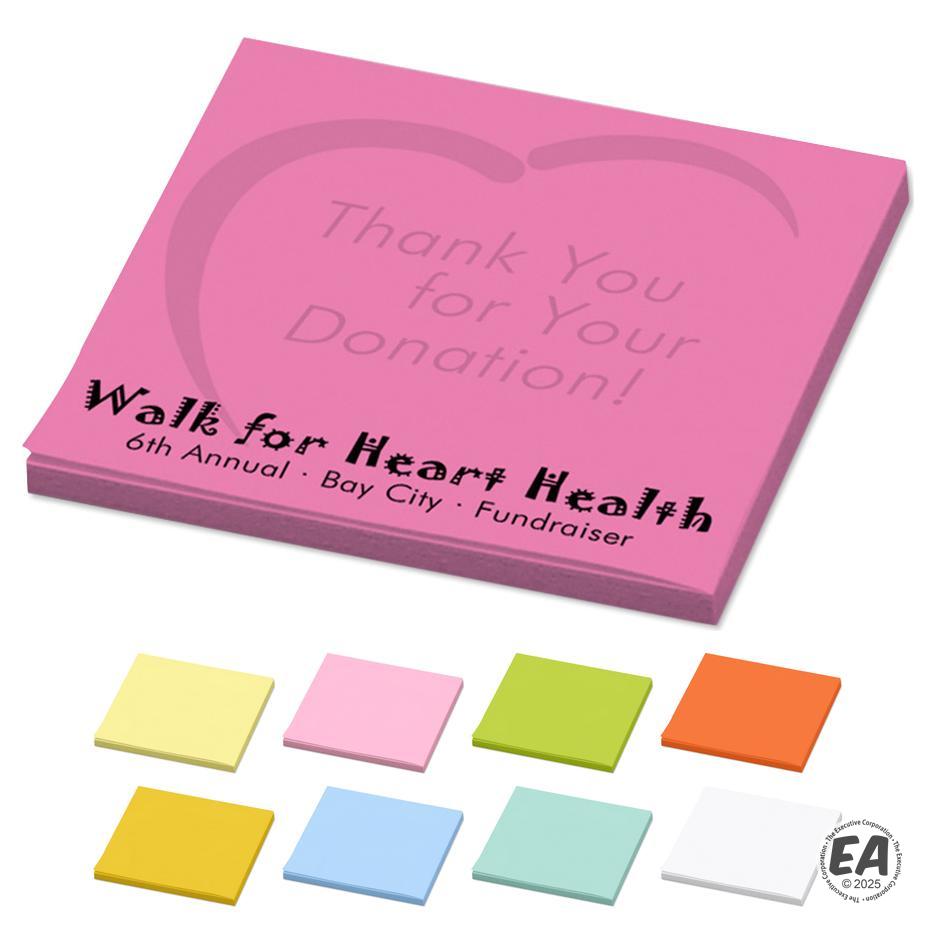 Promotional Post-it Spot Print 3 x 3 Sticky Notes (25 Sheets ...