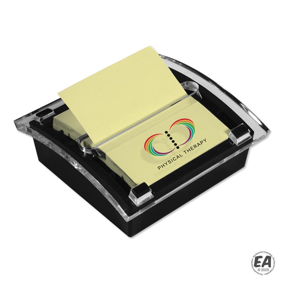 Branded Post-it Pop-up Sticky Note Dispenser | Customized Desktop Items ...