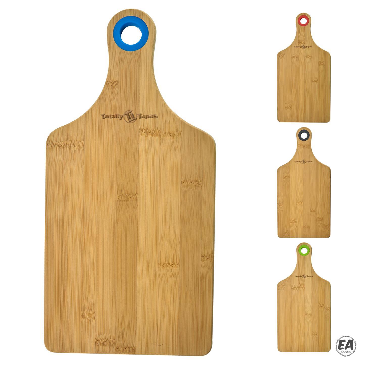 Promotional Bamboo Cheese Board with Silicone Ring | Branded Cutting ...