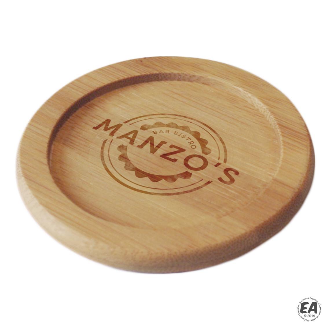 Customized Bamboo Coaster | Branded Coasters | Promotional Bamboo ...