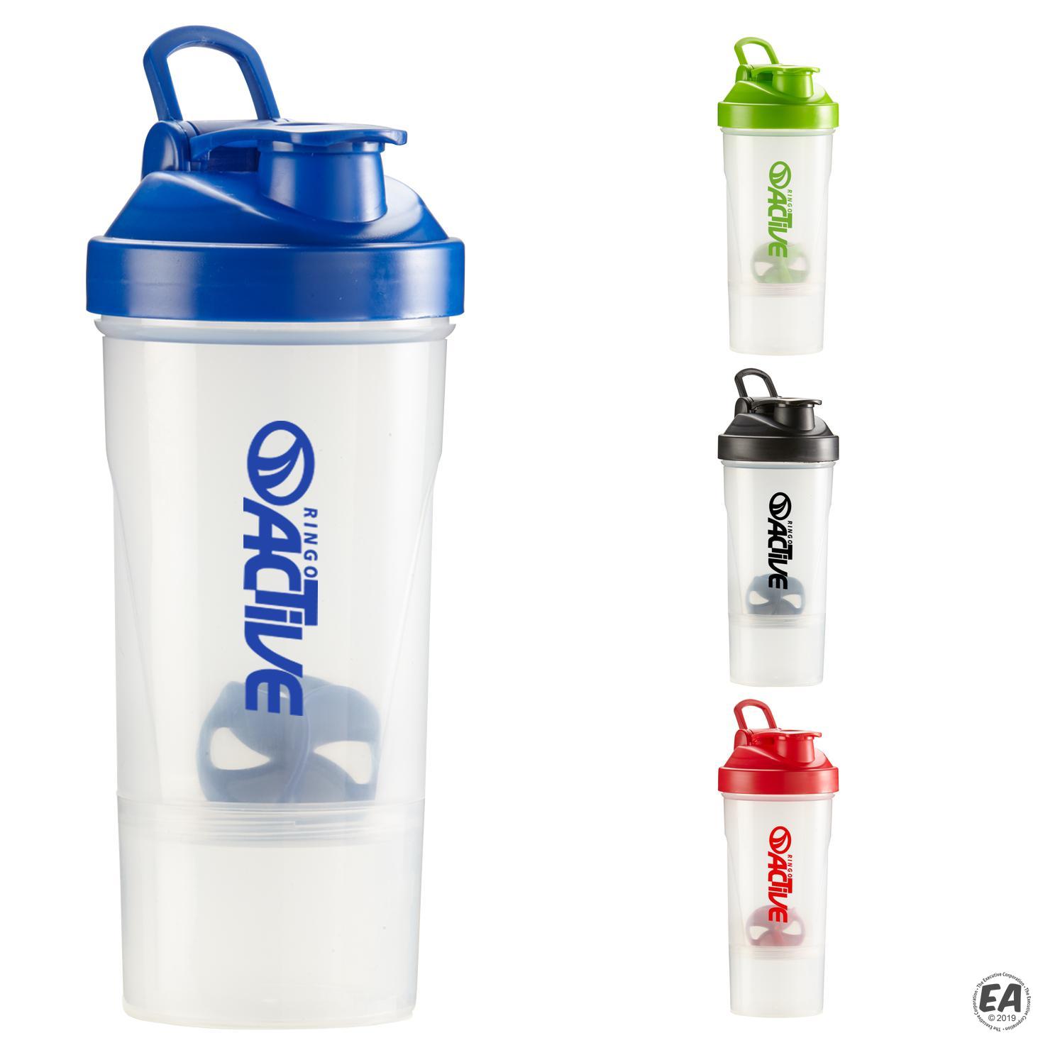Customized Shake-It Compartment Bottle | Branded Mixing Cups | Custom ...