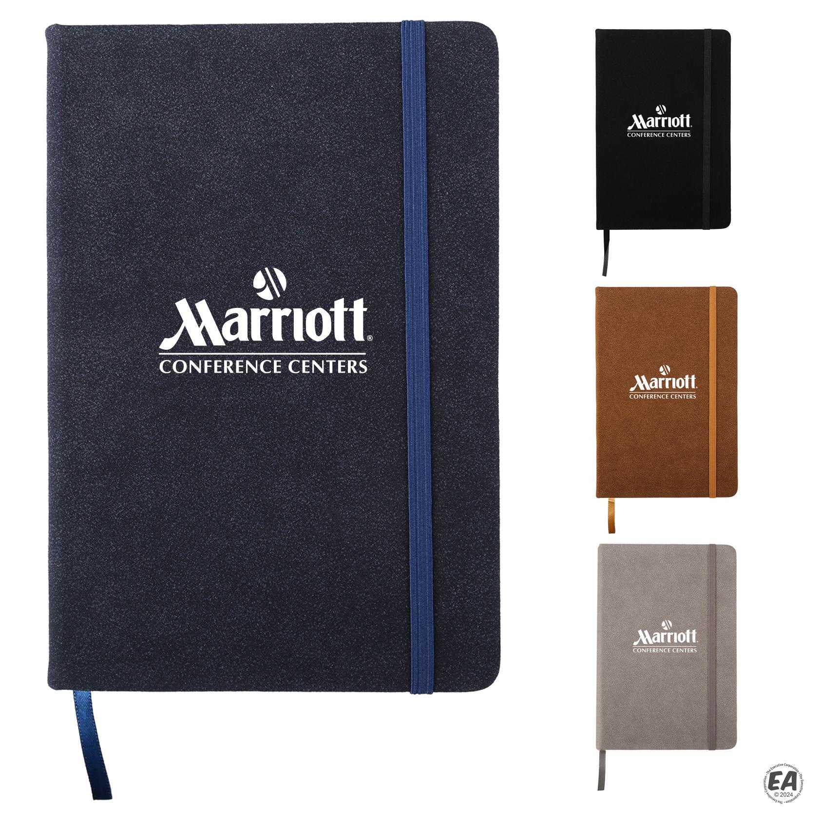 Branded Suede Fabric FSC Journal | Customized Notebooks | Custom Suede ...