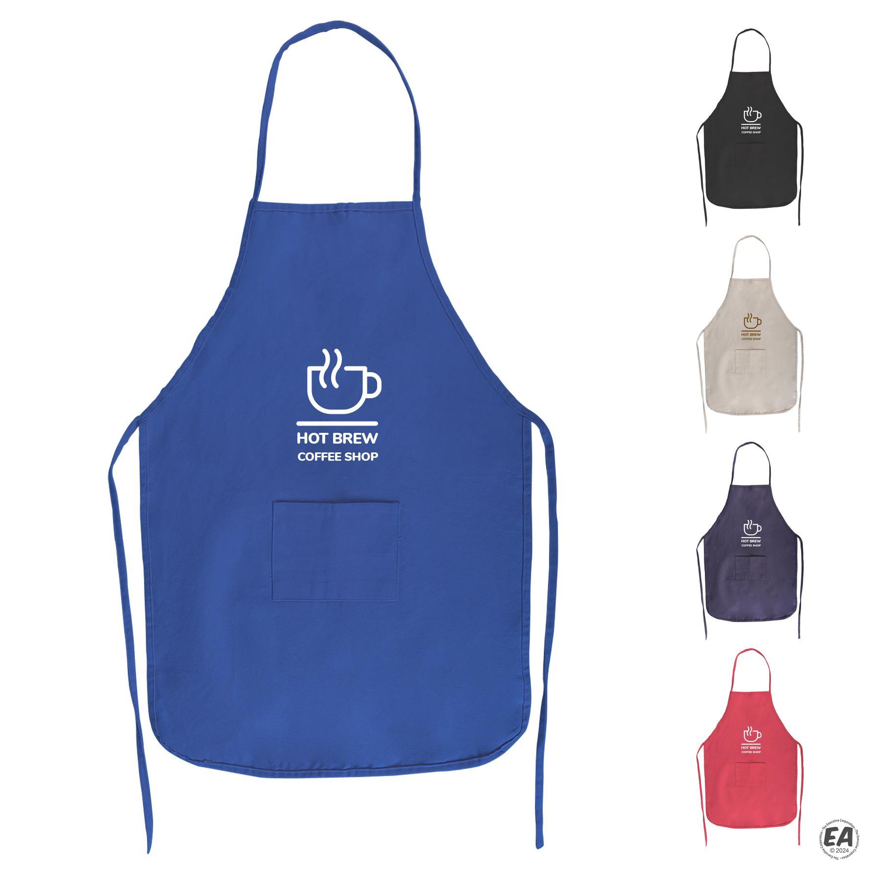 Customized 10 oz. Cotton Apron | Promotional Aprons | Custom 10 oz ...