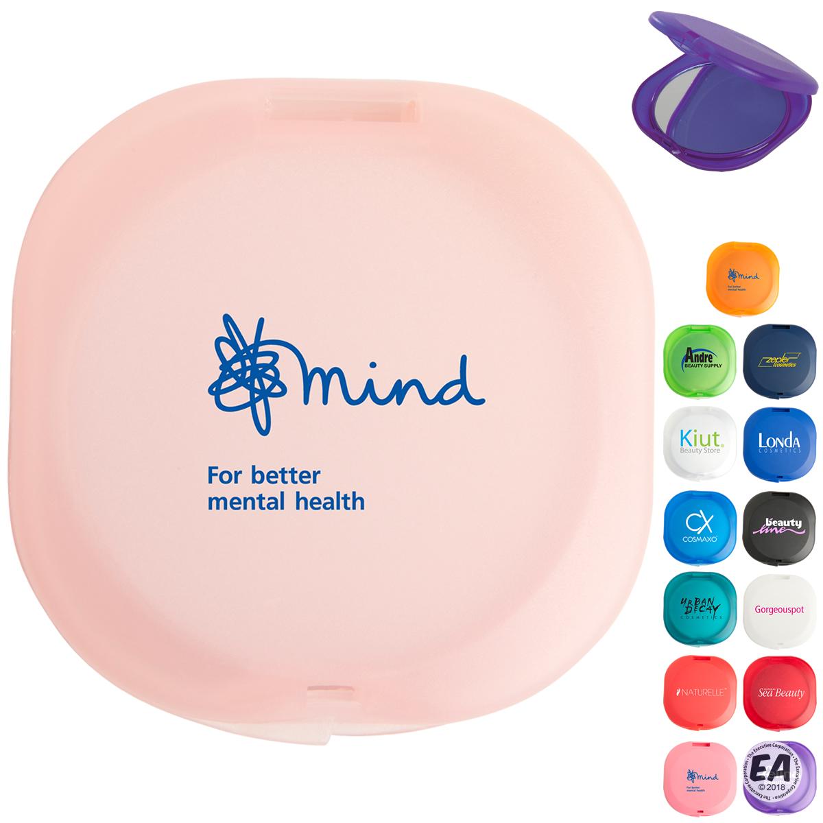 Customized Diva Compact Pocket Mirror | Promotional Pocket Mirrors ...